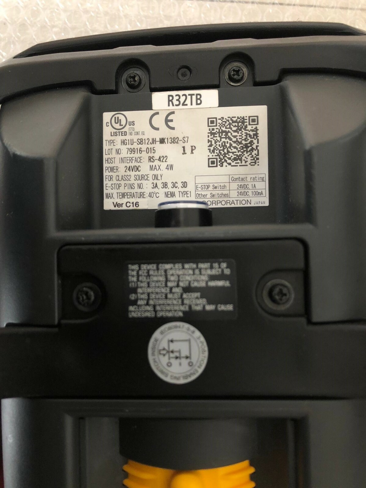 1PC Mitsubishi R32TB teach pendant HG1U-SB12JH-MK1382-S7 with line | eBay