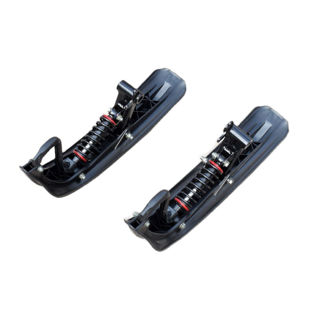 Kids ATV UTV Buggy Quad Snowmobile Plastic Black Skis Pair | Universal ...