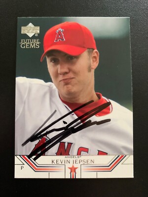 Kevin Jepsen Signed 2002 Upper Deck Prospect Premieres Los Angeles ...