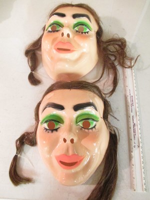 halloween mask (1 item unused) 1970s DOROTHY Wizard of OZ farmer's ...