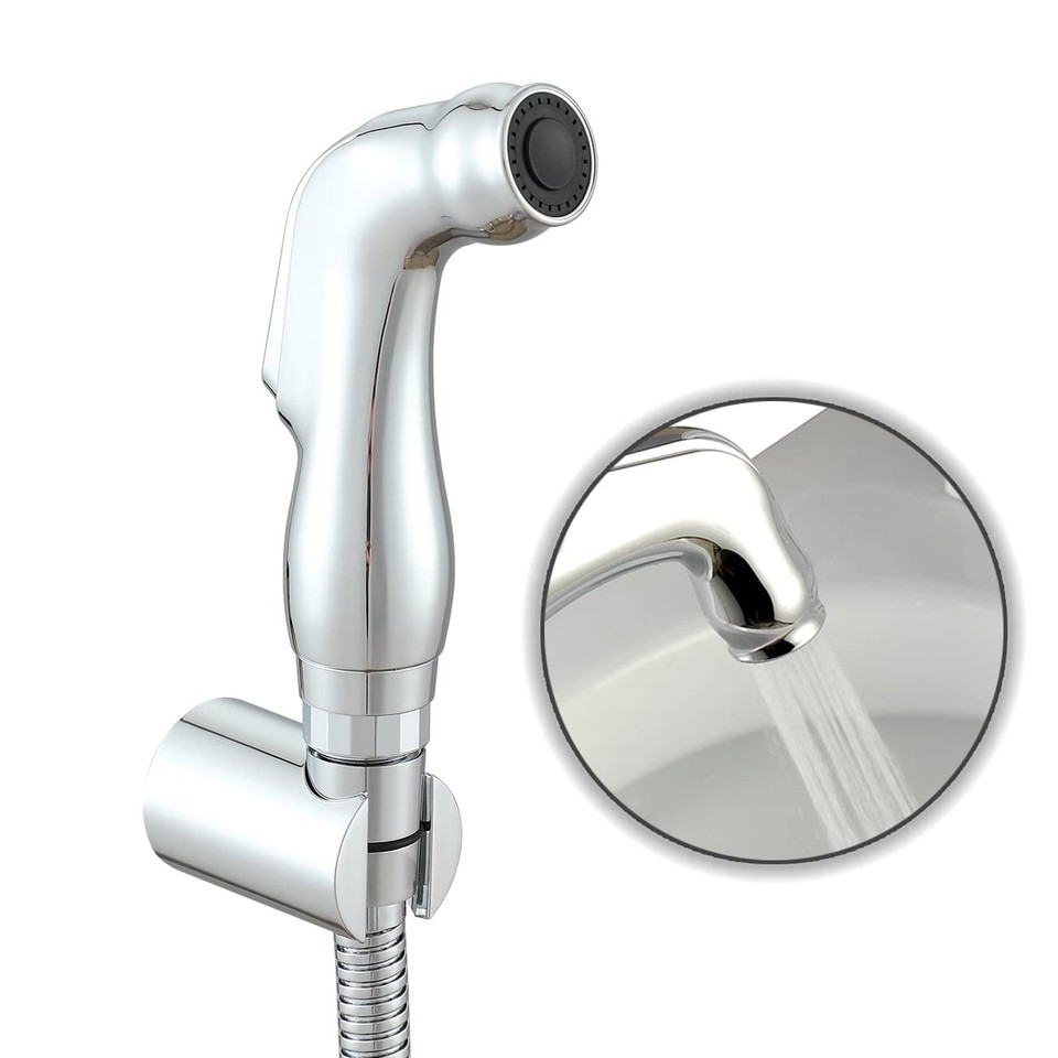 Bidet Shattaf Douche Spray Chrome Hygienic Shower Head Holder and 1.2M Shower... 603097272918| eBay