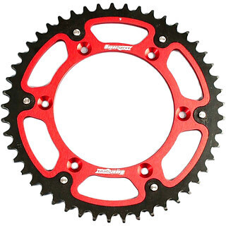 Supersprox 47 Tooth Red Rear Stealth Sprocket for Husqvarna WR125 1985 ...
