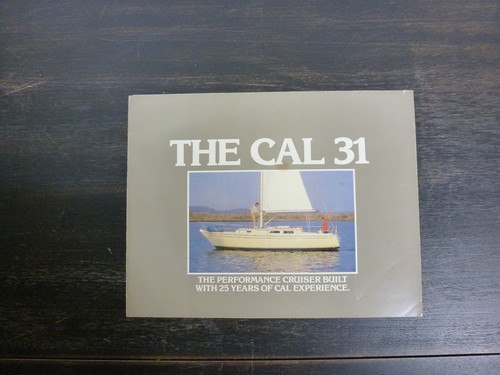 Cal 31 original factory sailboat brochure | eBay