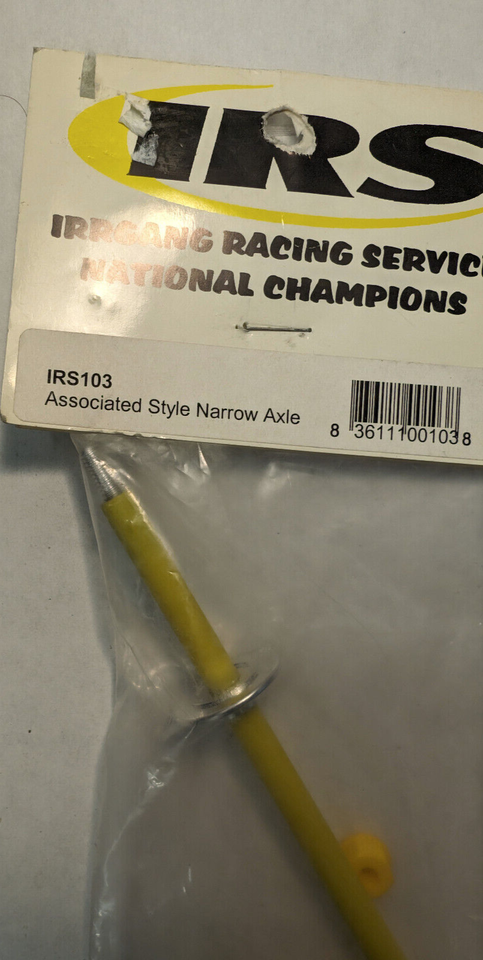 TEAM ASSOCIATED RACING GRADE 12 SCALE & SS PAN CAR AXLE IRS IRS103 | eBay