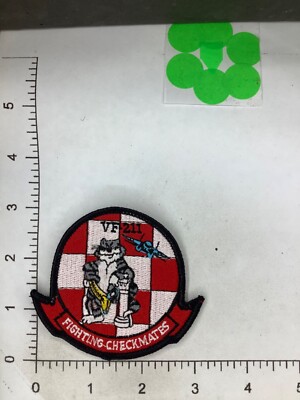 US NAVY VF-211 FIGHTING CHECKMATE F-14 TOMCAT SQUADRON PATCH | eBay
