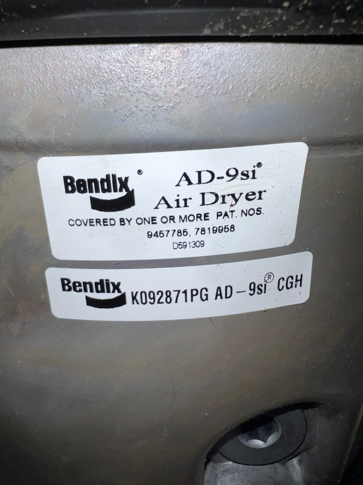 K092871PG AD-9si Air Dryer For Bendix K066678, K091833, K113541 12V, 75 ...
