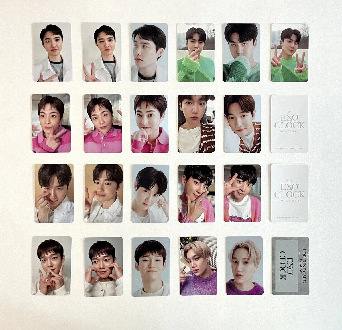 Exo Photo Cards