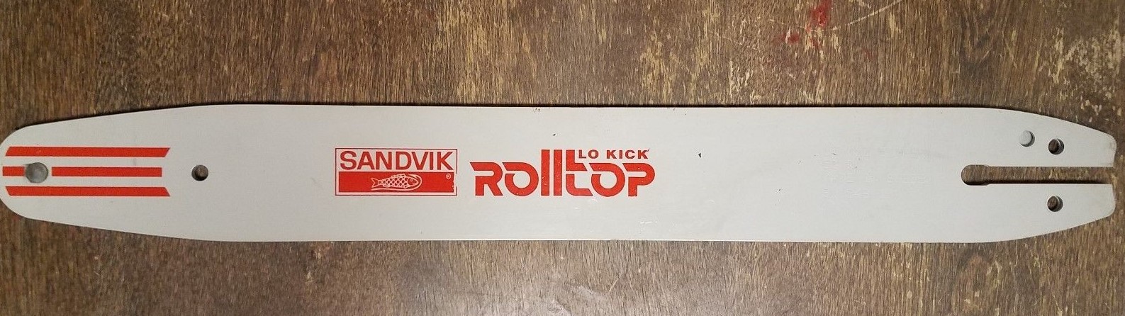 Sandvik Lo Kick Rolltop Bar 14", 53 Drive Link, Chainsaw Bar | eBay
