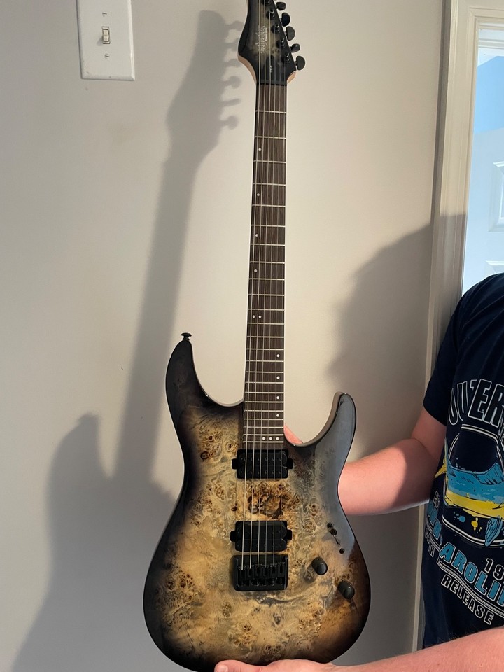 Schecter CR-6 Charcoal Burst Diamond Series Electric Guitar | eBay