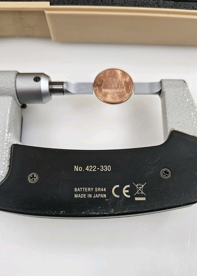 Mitutoyo 422-330 Digimatic Blade Micrometer 0-1"《Priced To Sell》U.S ...