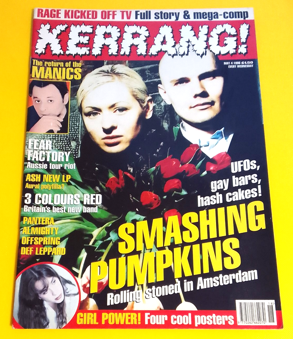 Kerrang! 595 May 4 1996 - Smashing Pumpkins, Manic Street Preachers ...