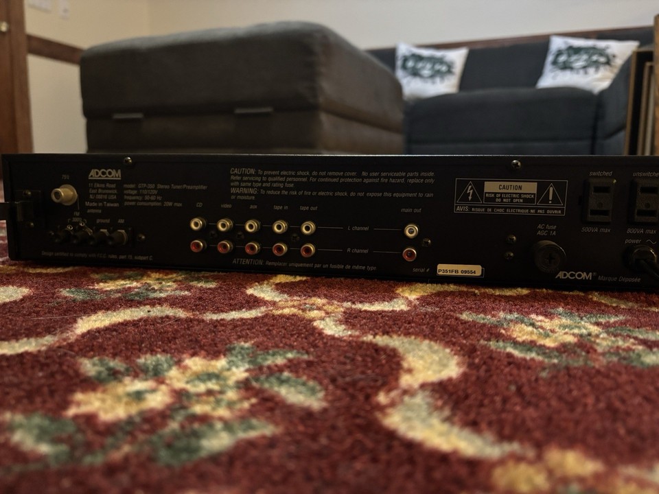 ADCOM GTP-350 Stereo Tuner / Preamplifier | eBay