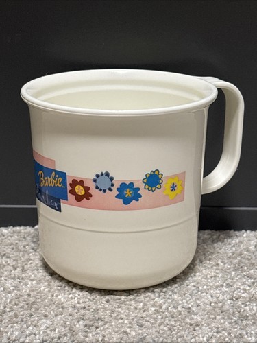 Vintage Tupperware Barbie Plastic Cup Mug 2271B-4 Girls Can Dream | eBay