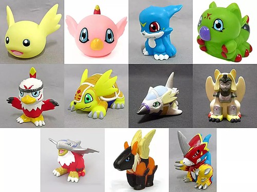 Candy Toy Mini Figure Set Of 11 Types Digimon Adventure 02 Gathering | eBay