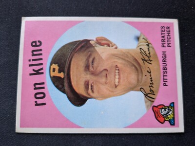 1959 Topps Baseball Card # 265 Ron Kline - Pittsburgh Pirates (VG/EX ...