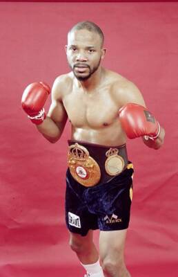 Nate Miller Poses For A Portrait With His Belt 2 Old Boxing Photo | eBay