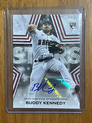 Buddy Kennedy Rookie Card AUTO RC 2023 Topps Series 1 Baseball Stars ...