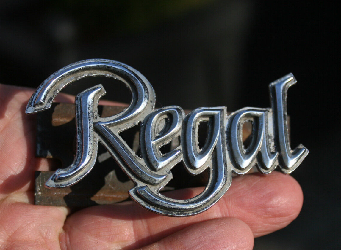 78-80 Buick Regal Vintage Grille Script Emblem Badge - # 1257652 | eBay