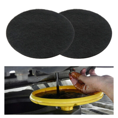 Car 2Pcs Oil Drain Splash Pad No Splatter Pad Round Pad Changing Oil ...