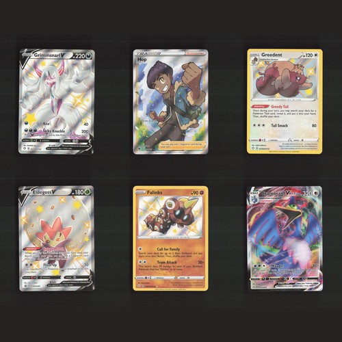 Pokemon Shining Fates SHINY Holo & ULTRA RARE V VMAX Bundle Set 6 Cards ...