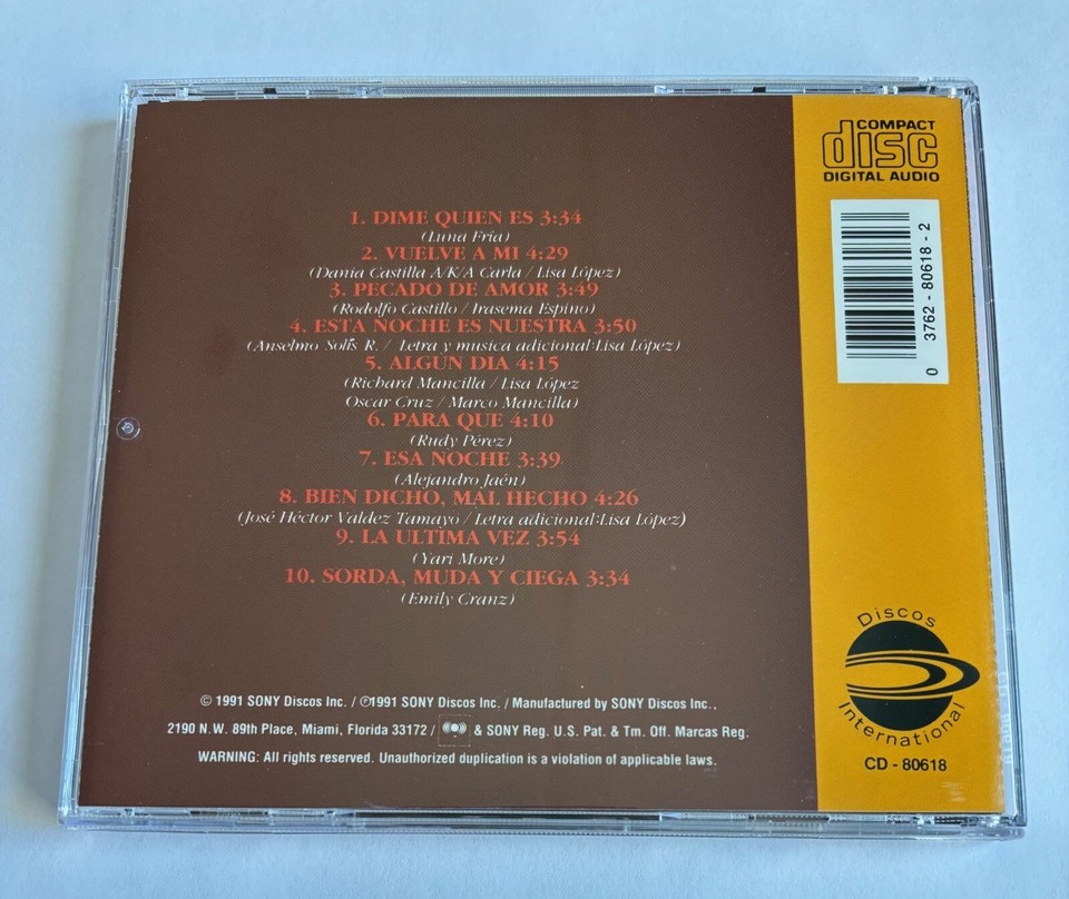 Unica by Lisa Lopez (CD, 1991) | eBay