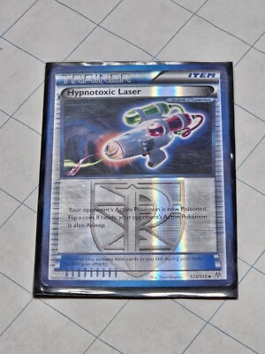 Hypnotoxic Laser 123/135 reverse foil Plasma Strm USED Pokemon trading ...