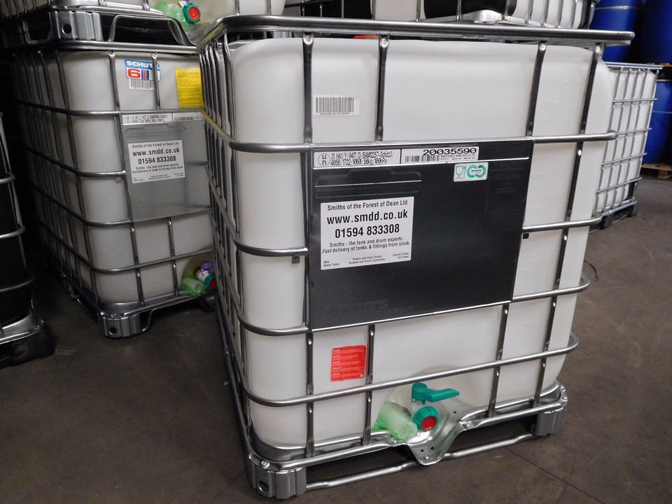 1000 Litre New IBC Food Cert IBC Storage Tank Cider Container Fuel ...