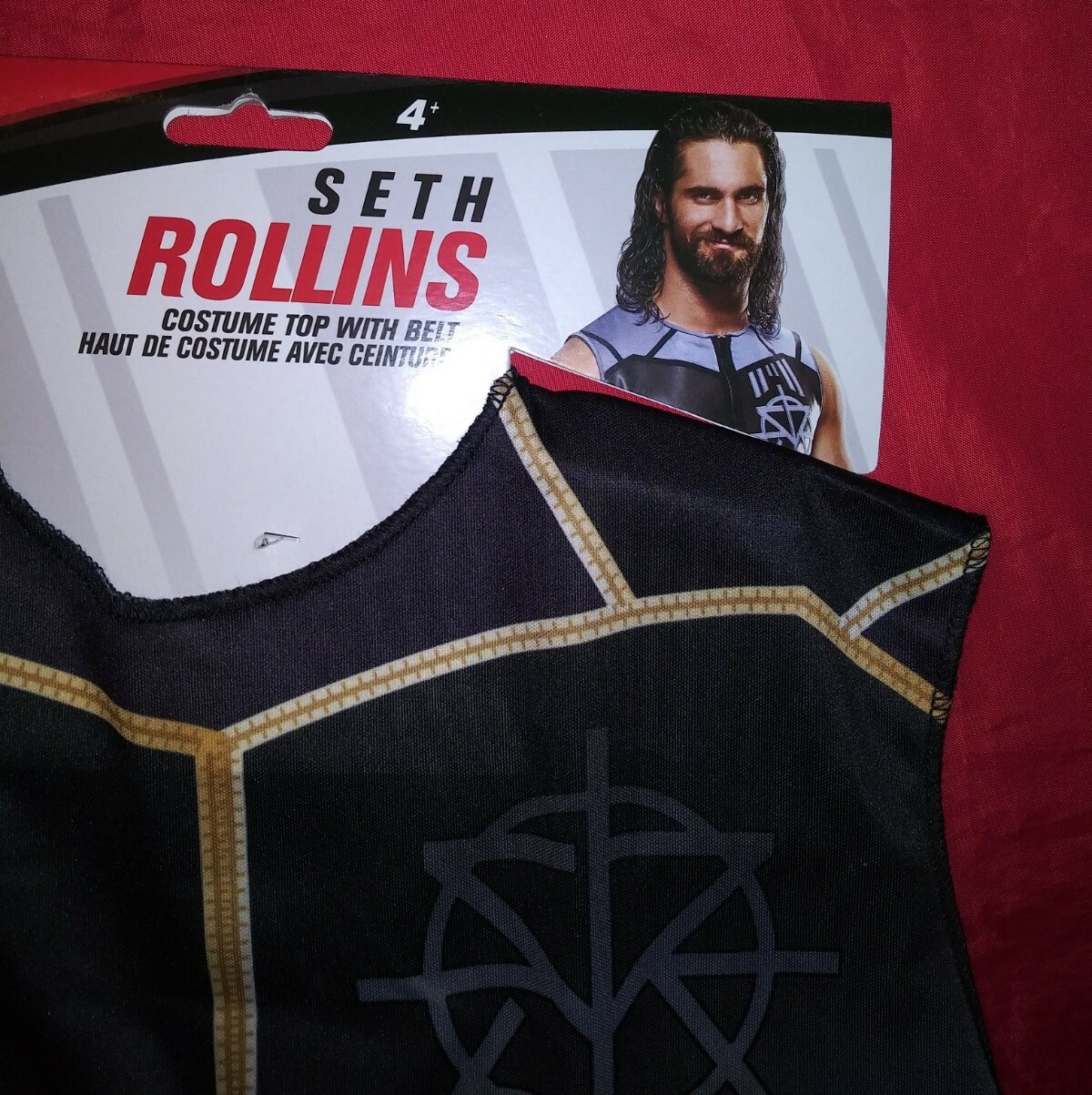 WWE Wrestling Seth Rollins Kids Costume Top W Championship Belt ...