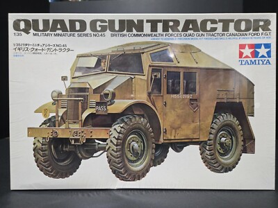 Quad Gun Tractor Tamiya 1:35 Military Miniatures Series NO.45 Canadian ...
