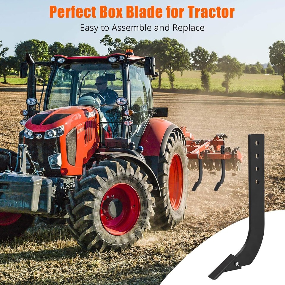18'' Box Blade Shank Scarifier Shanks Teeth 4 Holes Box Scraper Shank 1 ...