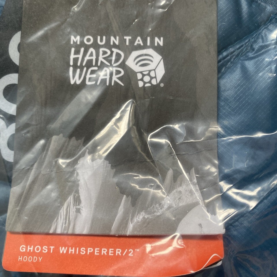 NWT Mountain Hardwear Ghost Whisperer 2 Hoody Men's Large Dark Caspian ...