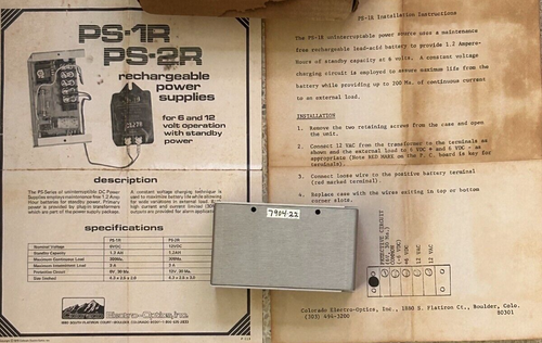 New NOS 1978 PS-1R Colorado Electro-Optics Uninterruptable Power Source ...