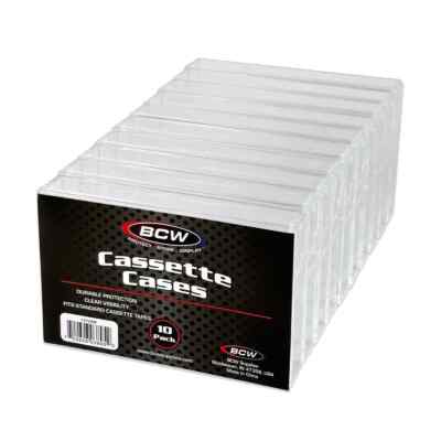 BCW Cassette Tape Cases (20 pack) Protect audio cassette tapes | eBay