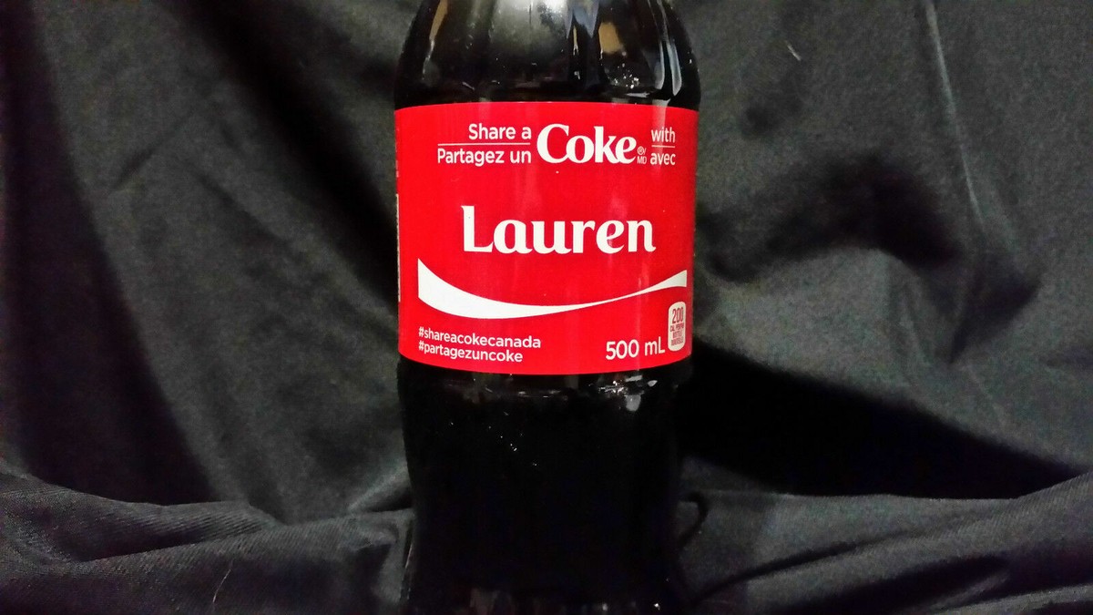 Named Coke Bottles Personalised Coca Cola Label Sticker Custom Name