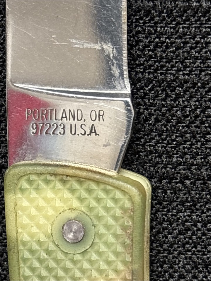 Gerber Small Camo Handle Lockback Folding Pocket Knife USA Blade ...