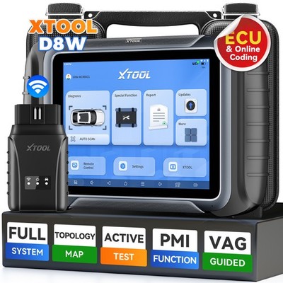 XTOOL D8W Wireless WiFi OBD2 Scanner Bidirectional ECU Coding Topology Map IMMO | eBay UK