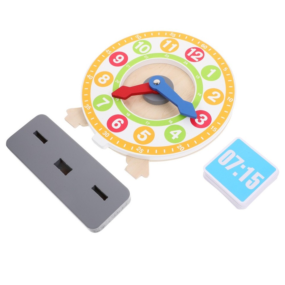 Analog Teaching Clock for Classroom Kids Math Learning Toy Clocks ...
