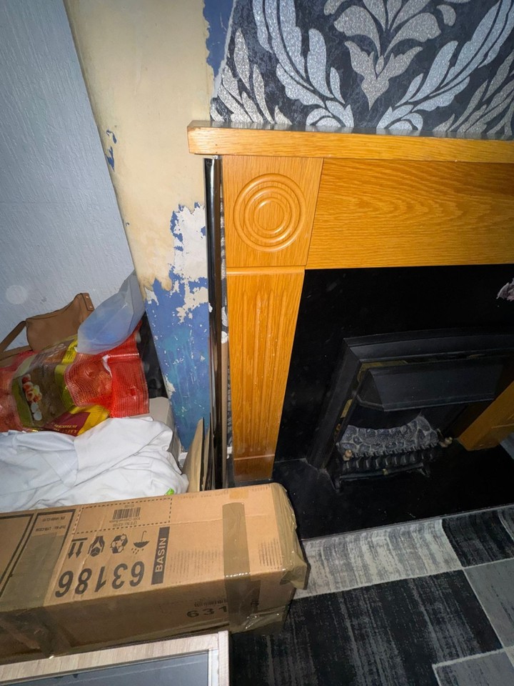 Oak Fireplace Surround with Electric Fire used | eBay UK