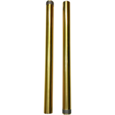 Gold 49mm OEM 46605-06 Replacement Front End Fork Tubes Harley Dyna FXD ...