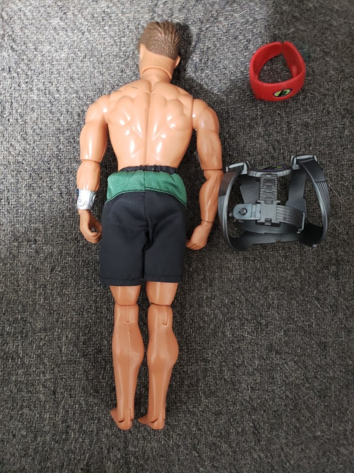 Vintage 1998 Mattel Max Steel GI Joe 12" Doll Dragon Chest Tattoo ...