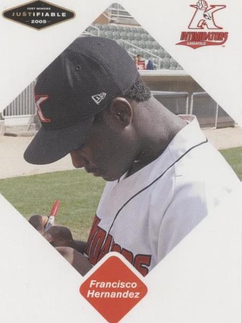 2005 Just Minors - Justifiable Francisco Hernandez #41 Glossy /1 (RC ...