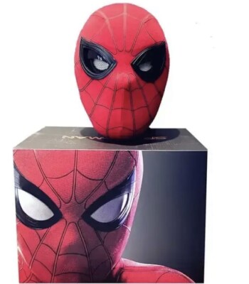 Spider-Man Mask Moving Arachnid Eyes Chin Control Eyes Helmet Masks ...