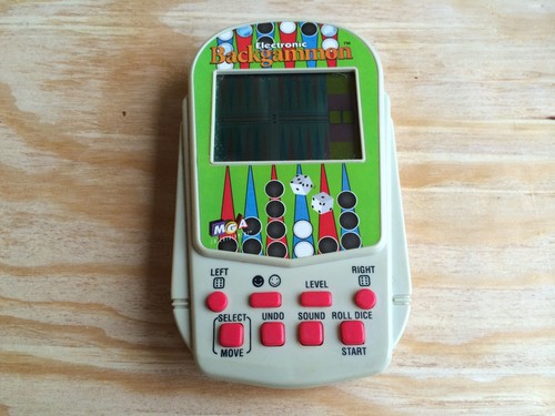 RARE MGA ELECTRONIC BACKGAMMON TRAVEL HAND-HELD GAME! DICE LAS VEGAS POCKET GAME | eBay