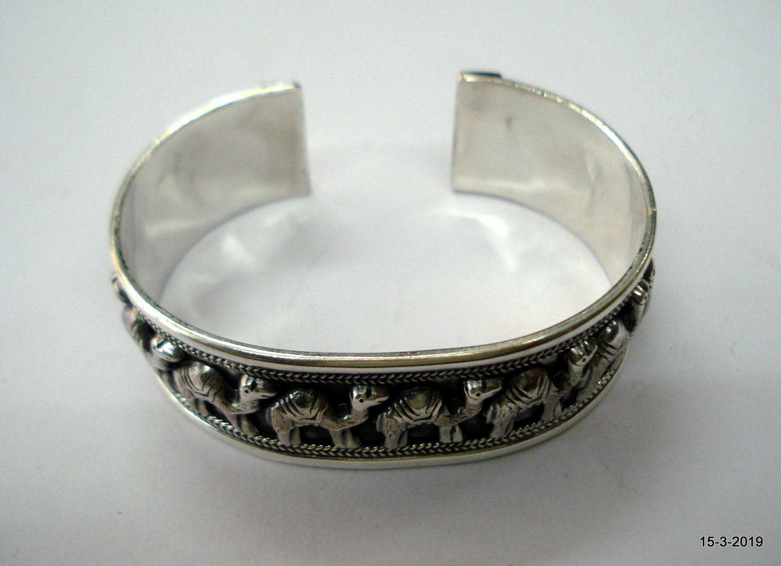 Ethnic sterling silver bracelet bangle cuff camel design | eBay