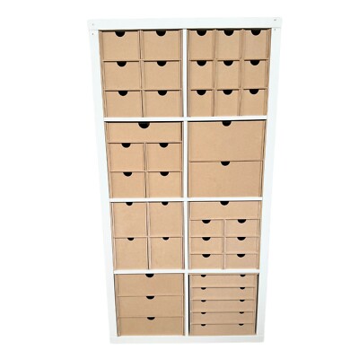 MDF Kallax Inserts Storage Rack, Craft Room Storage, Kallax Hack | eBay UK