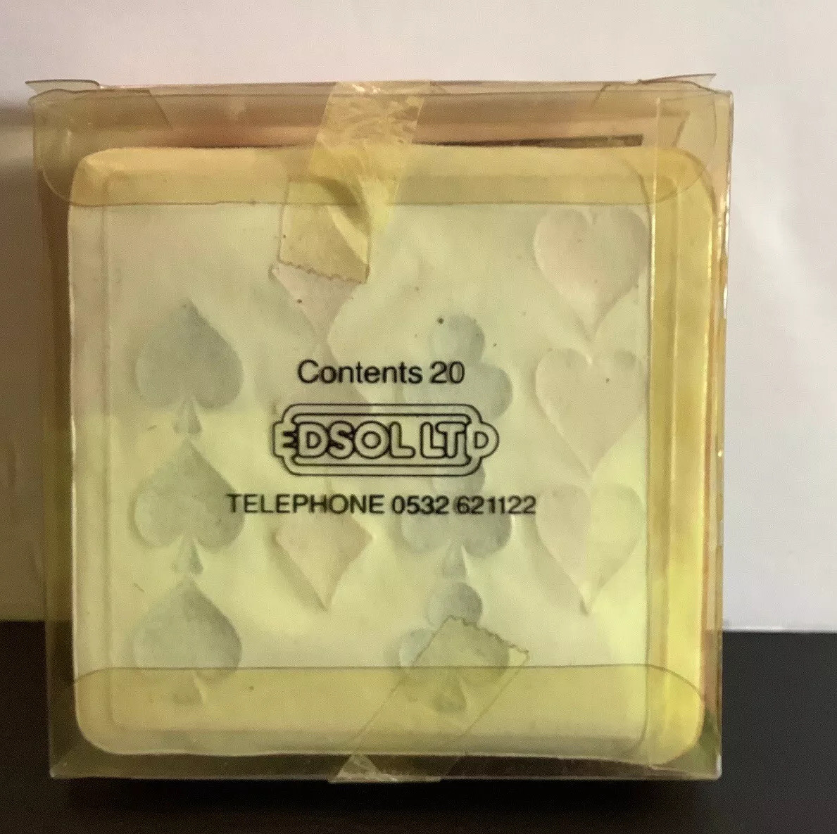 EDSOL LTD VTG MINI NAPKINS-HEARTS CLUBS DIAMONDS SPADES | eBay