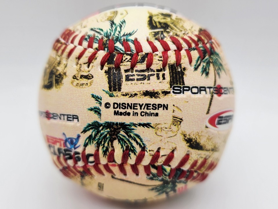 Rare ESPN Vintage Souvenir Baseball Shows Logos Collage Fotoball Disney ...