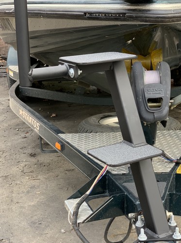 Omega Boat Step Dual Step bass Boat Trailer Steps MADE IN USA | eBay