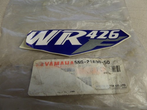 NOS Yamaha OEM Emblem 1 2002 WR426 5NG-2163G-50 | eBay