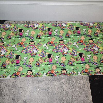 Handmade Quilted Table Runner Easter Snoopy Peanuts Egg Hunt Charlie ...